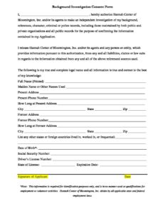 Background-Investigation-Consent ~ The Hannah Center